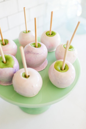 Edible Obsession: Marbled Candy Apples - Lauren Conrad