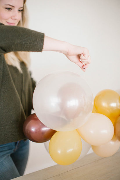DIY: How to Make a Festive Fall Balloon Arch - Lauren Conrad
