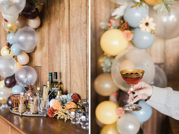DIY: How to Make a Festive Fall Balloon Arch - Lauren Conrad