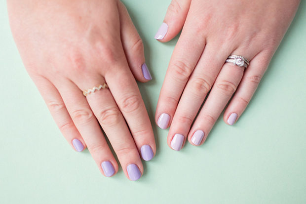 Nail Files: Two-Tone Manicure Trend - Lauren Conrad