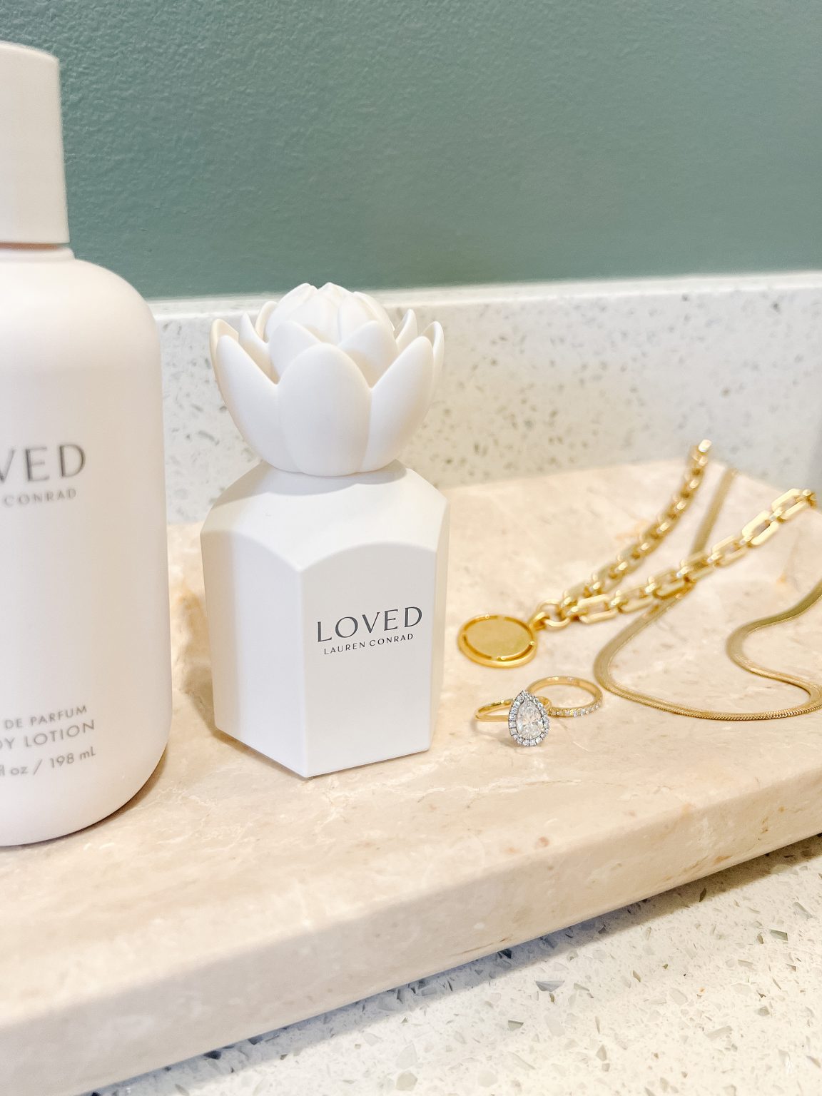 How to Style the LOVED by Lauren Conrad Fragrance Bottle - Lauren Conrad